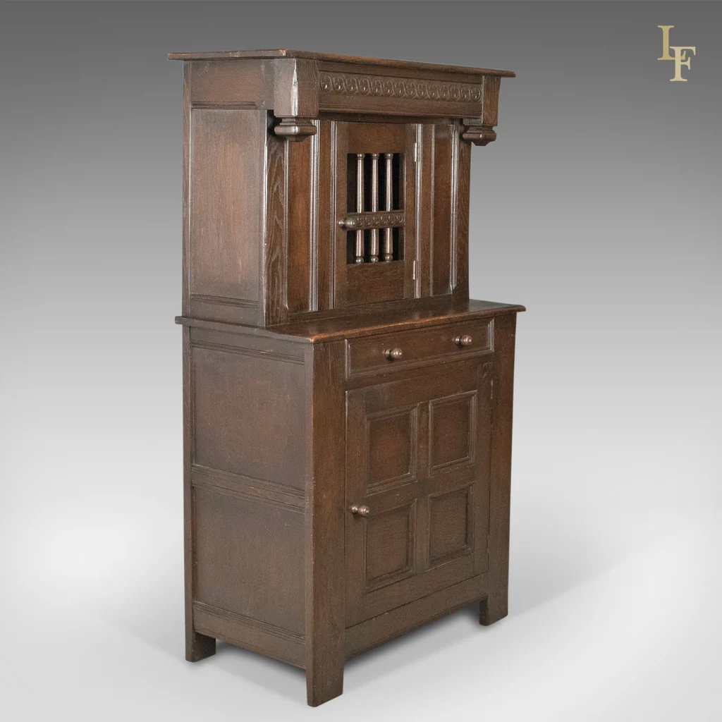 Antique Court Cupboard, Edwardian Elizabethan Taste c.1910 | Barnebys