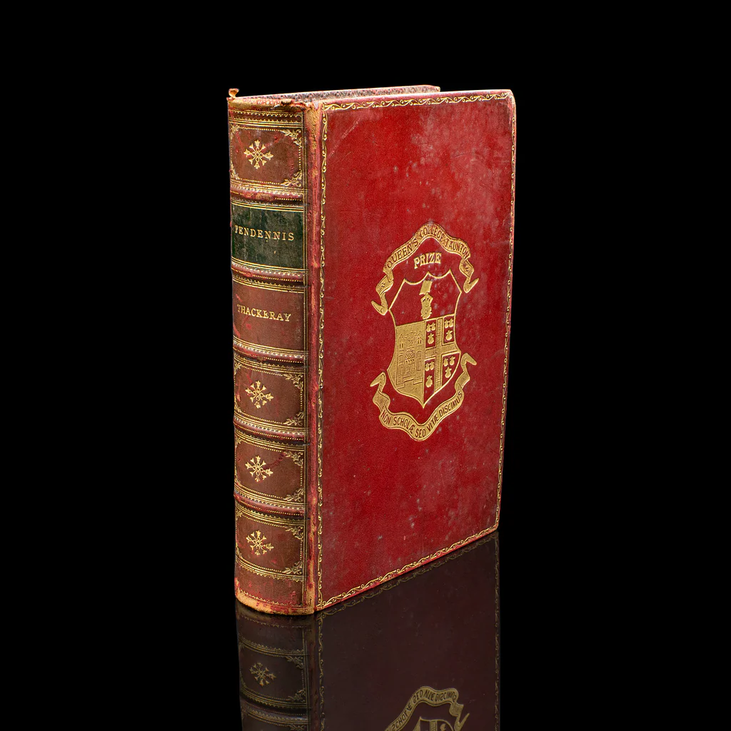 Antique Book, Pendennis, William Thackeray, Novel, Fiction, Edwardian ...