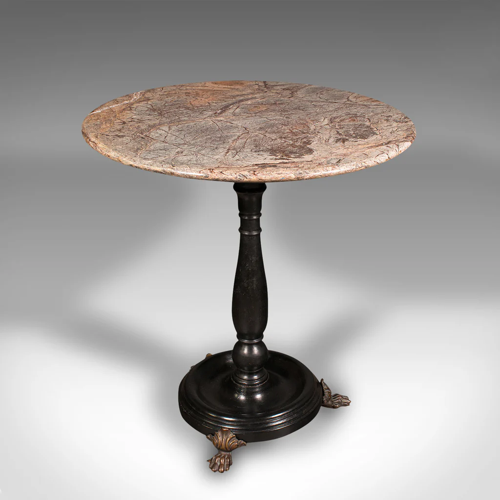 Antique Country House Lamp Table, English, Marble, Georgian Revival ...