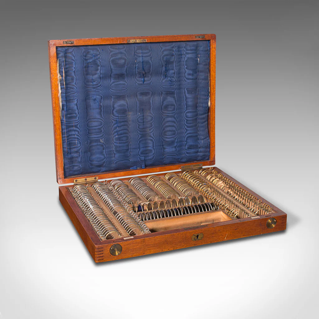Antique Cased Optometrist's Set, English, Optical Instrument, Boxed ...