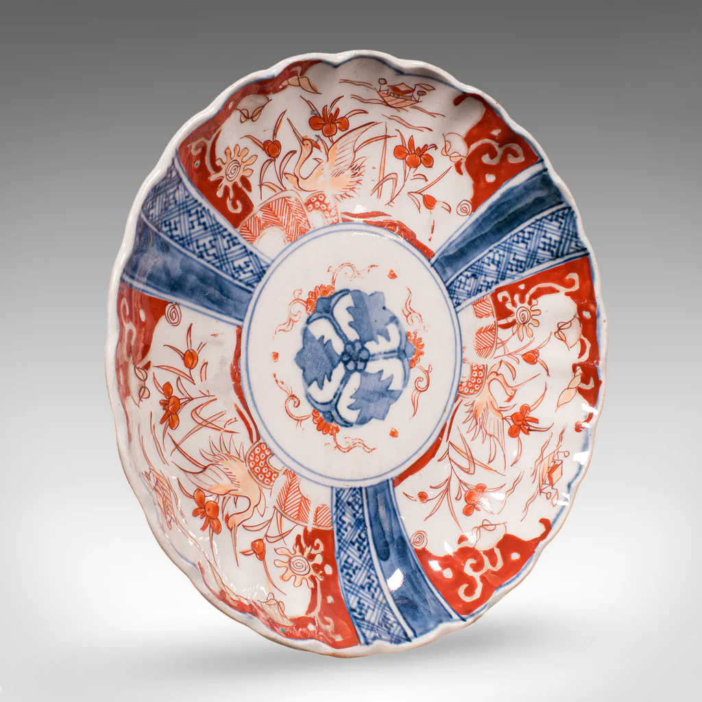 Antique Imari Display Plate, Japanese, Ceramic, Serving Dish, Meiji ...
