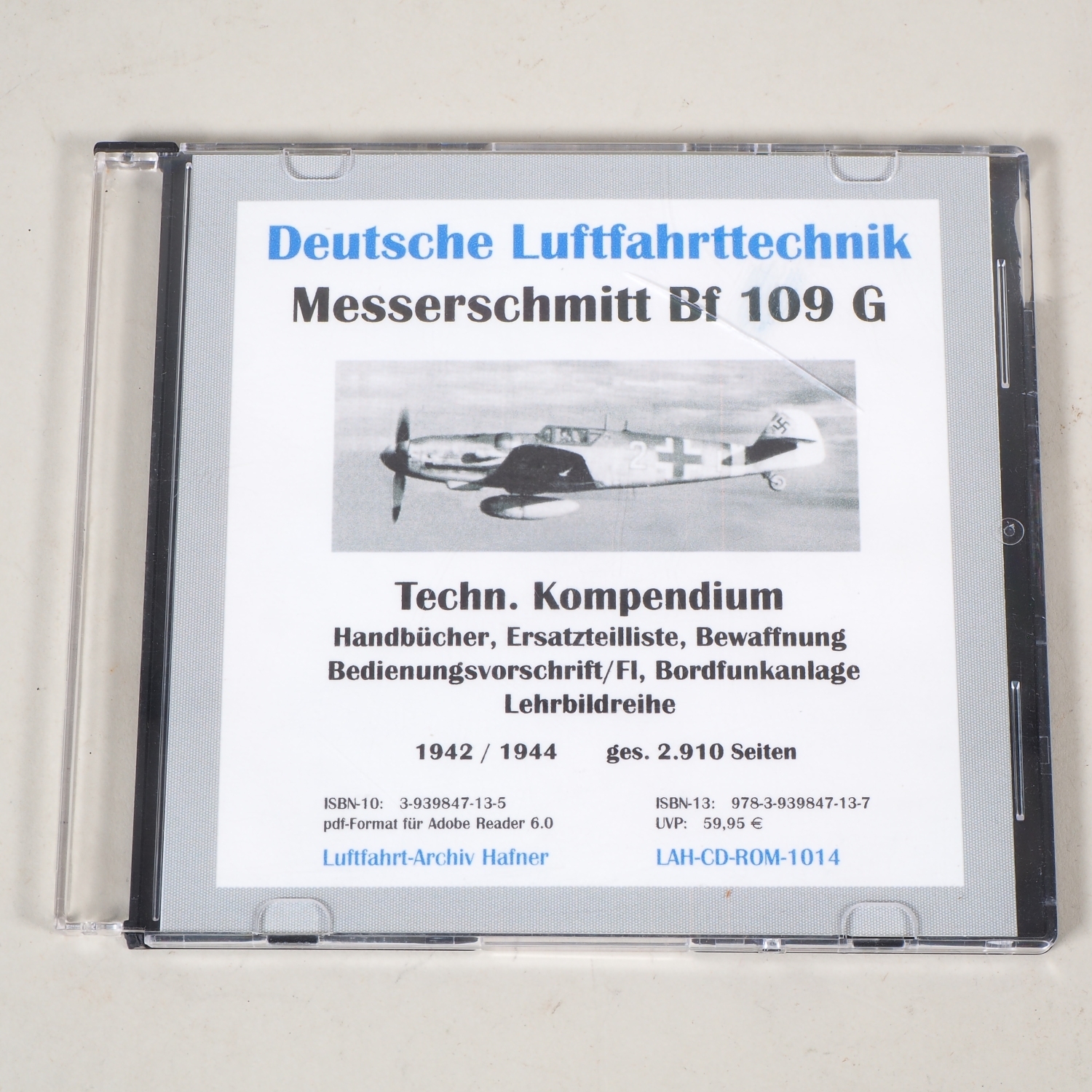 CD: Messerschmitt BF 109 G Technisches Kompendium, Handbücher ...