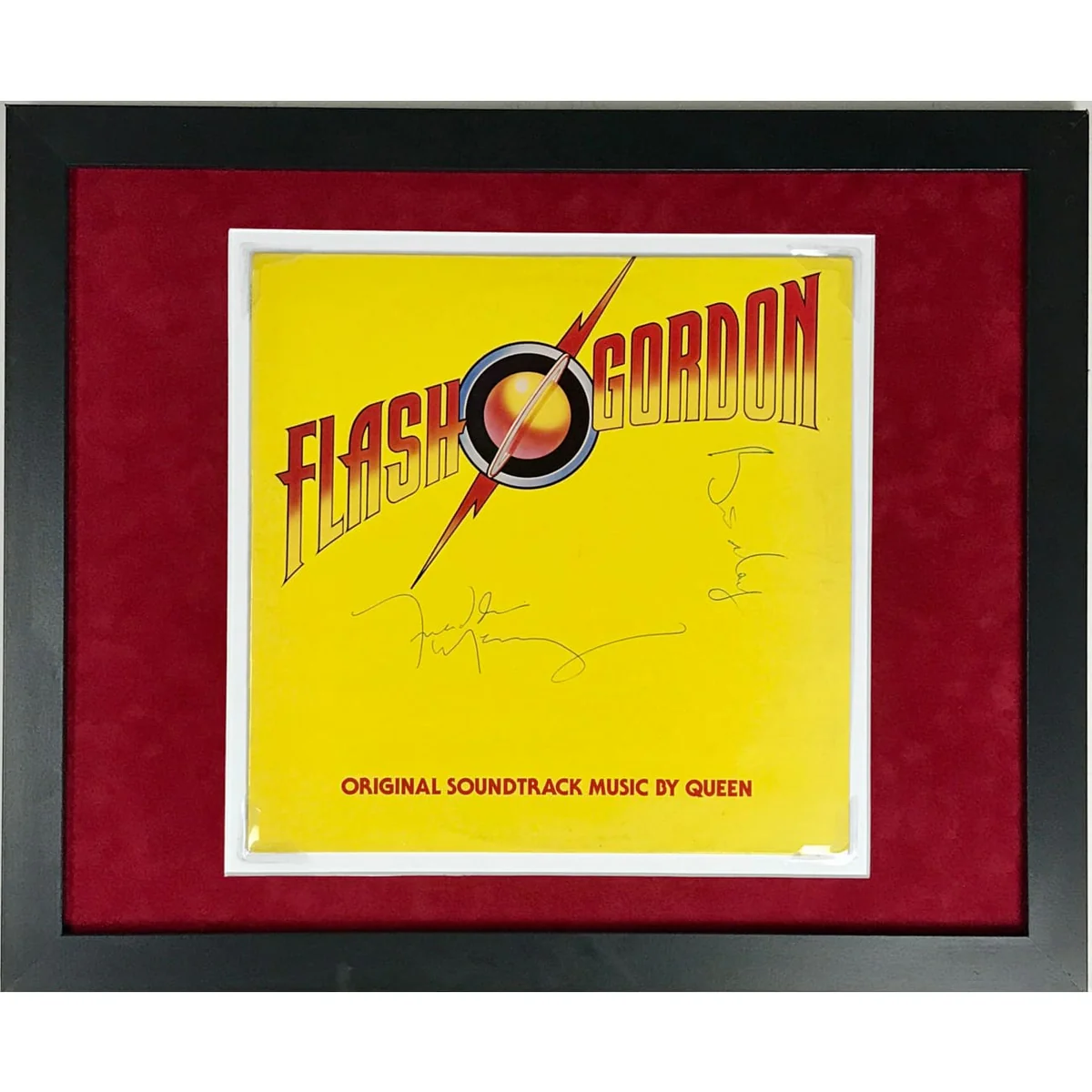 Queen Flash Gordon Album signed by Freddie Mercury, Brian May - JSA LOA ...