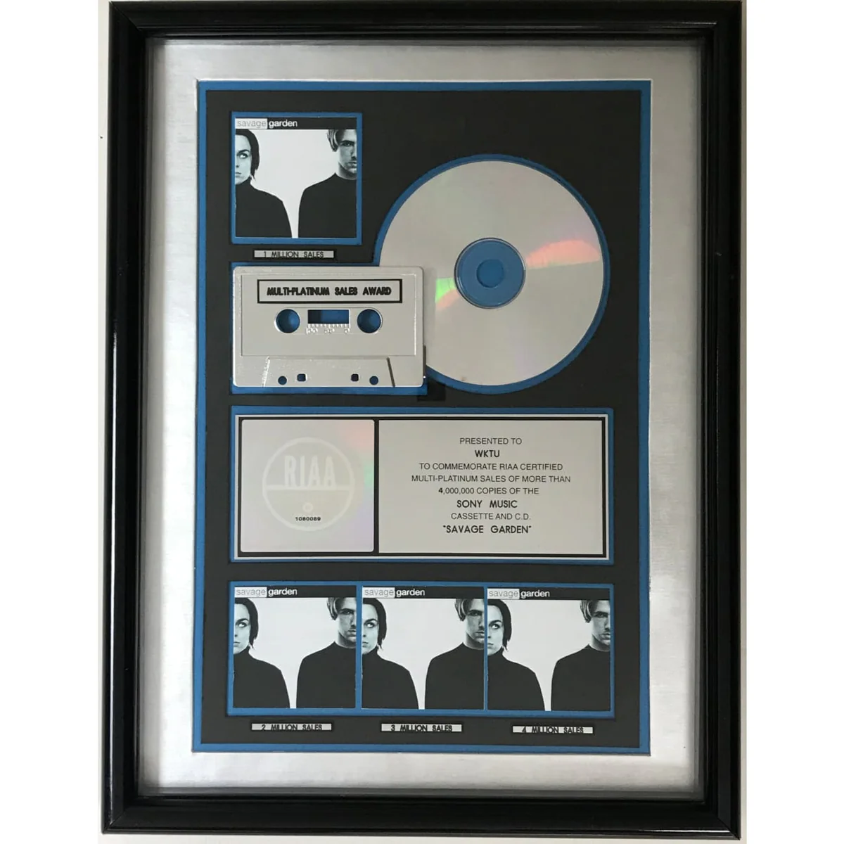 Savage Garden debut RIAA 4x Multi-Platinum Album Award | Barnebys