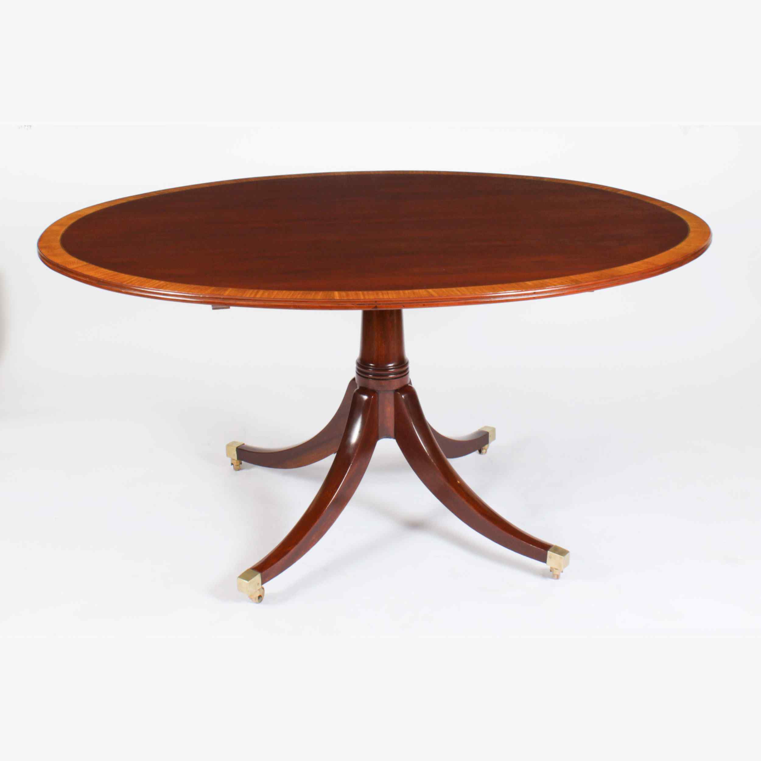 Antique 5 ft Oval Mahogany Tilt top Dining Table Circa 1900 | Barnebys