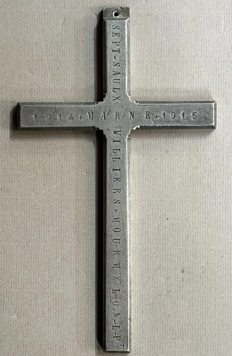 Religious object made by poilus with shells and divres - trench work ...