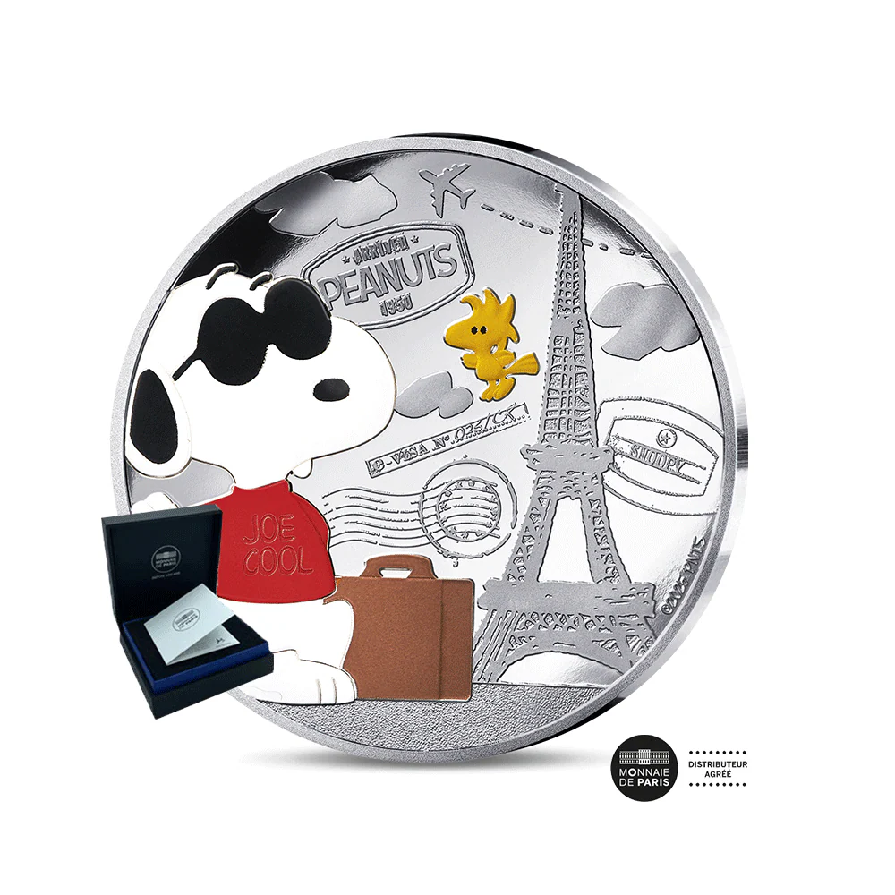 Snoopy - Monnaie de 10€ Argent - BE 2025 | Barnebys