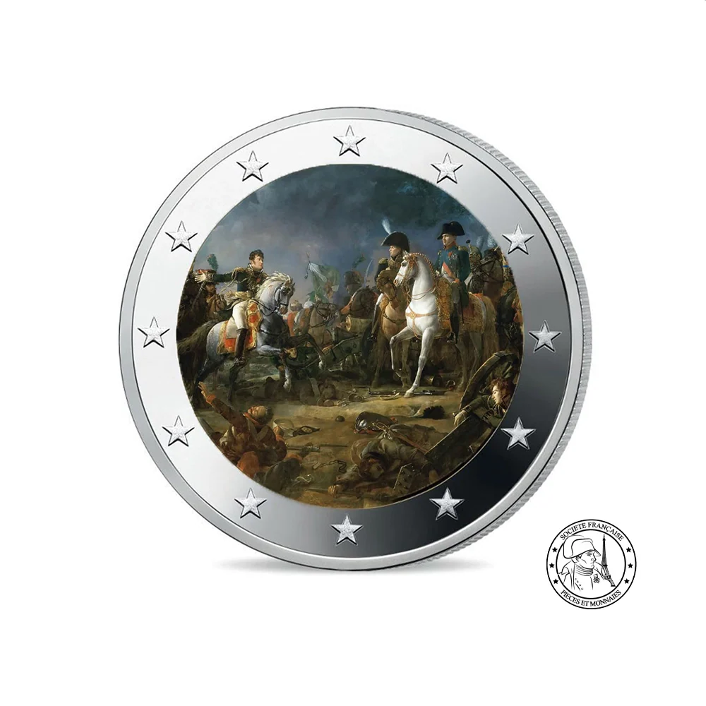 Bataille d'Austerlitz - 2 Euro Commémorative - Colorisée | Barnebys