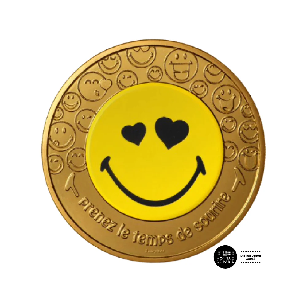 50 ans du Smiley - Mini Médailles Colorisée en cartelette - 2/5 - 2022 ...