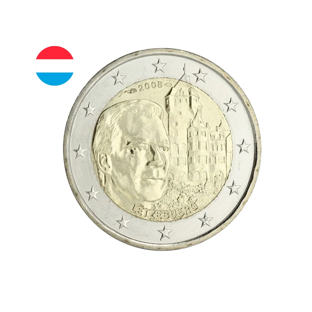 Luxembourg 2008 - 2 Euro Commémorative - Château de Colmar-Berg | Barnebys