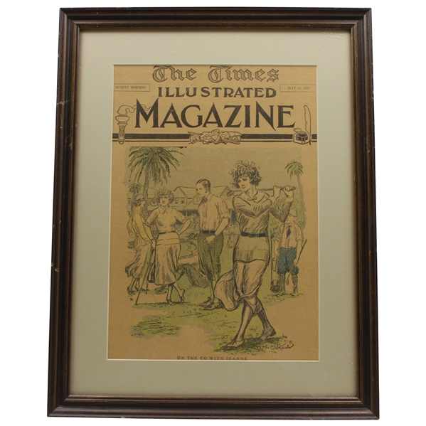 1923 The Times Illustrated Magazine Lady Golfer 'On the Go with Jeanne ...