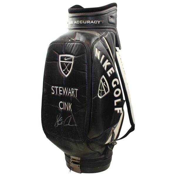 Stewart Cink Signed Nike Golf Tour Accuracy Full Size Golf Bag JSA ALOA ...