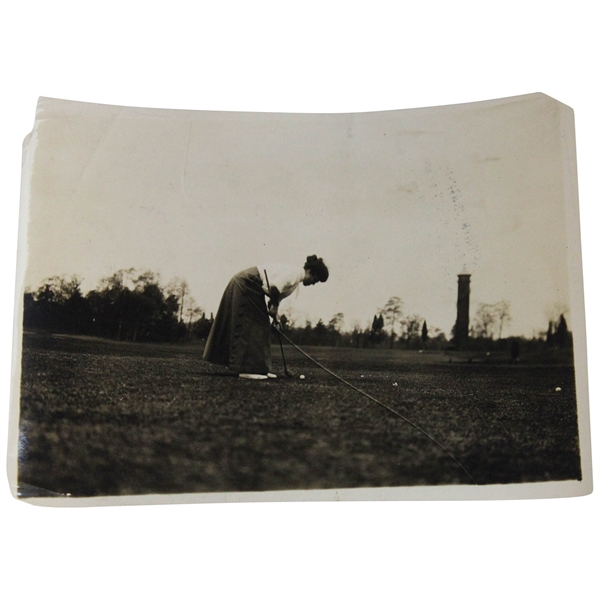 1908 Mrs. Charles Frailey 'Ladies Golf Star on the Course' Early Action ...
