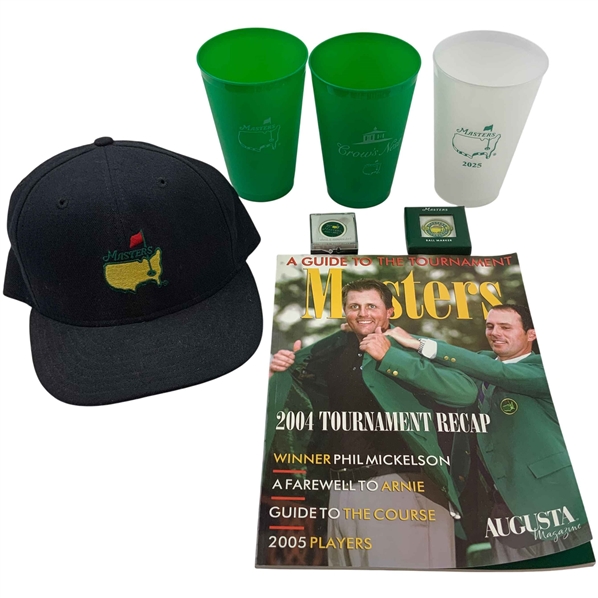 A Collection of Official Masters Tournament Souvenirs and Memorabilia ...