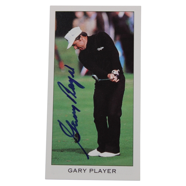 Gary Player Signed 1994 Dormy Collection Card JSA ALOA | Barnebys