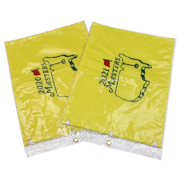 2020, 2021 & 2023 Masters Tournament Embroidered Flags - Unopened ...