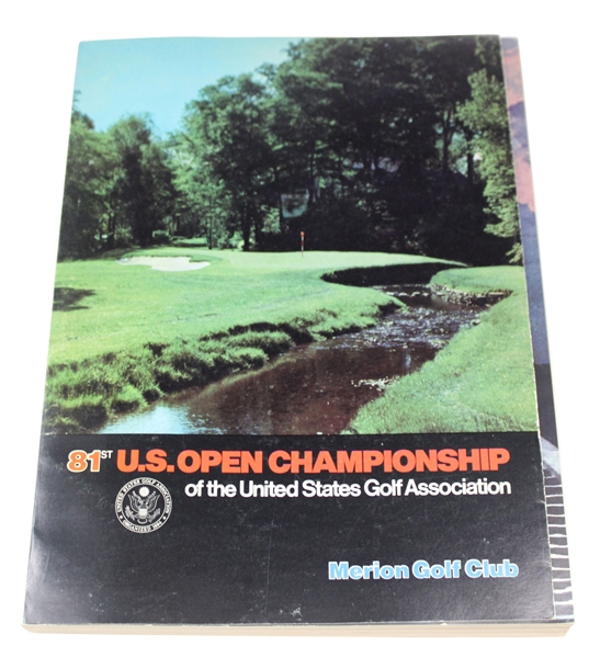 1981 US Open at Merion Golf Club Official Program- David Graham Win ...