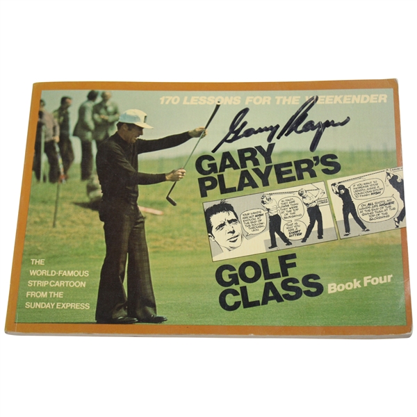 Gary Player Signed 1980 'Gary Players Golf Class Book Four' JSA ALOA ...