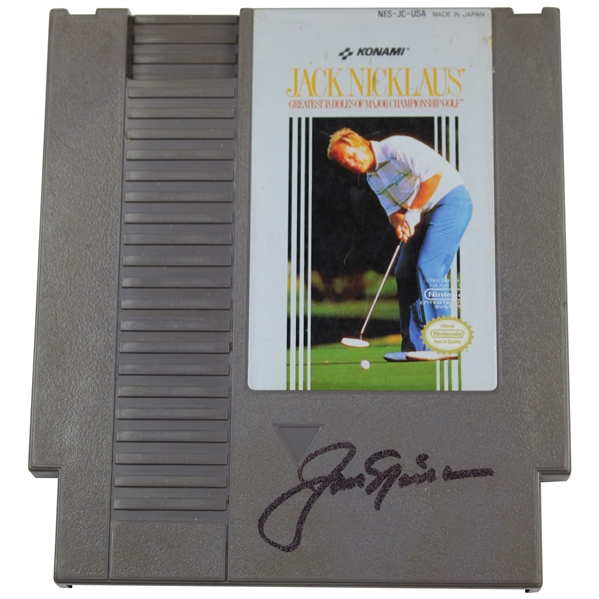 Jack Nicklaus Signed Classic NES Video Game Cartridge BAS #AE14886 ...