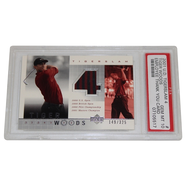 2001 Tiger Woods Upper Deck Tiger Slam Employee Only Bay Hill Inv ...