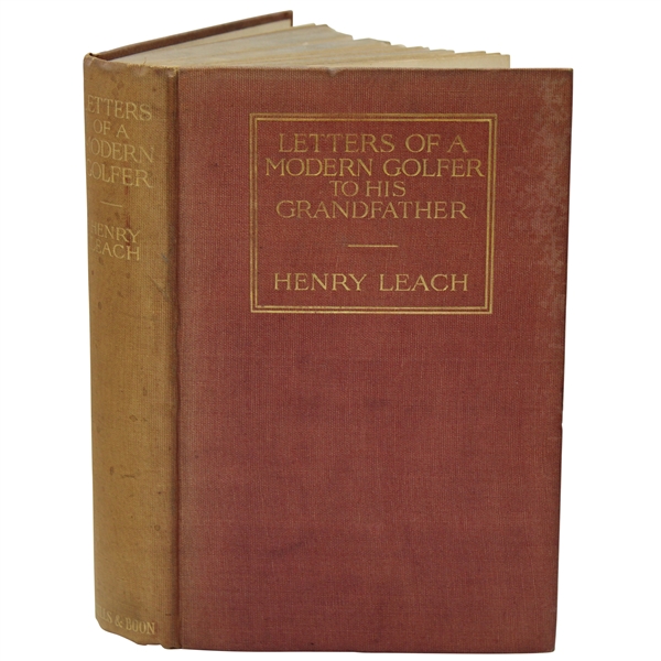 1910 'Letters Of A Golfer To His Grandfather' Book by Henry Leach ...
