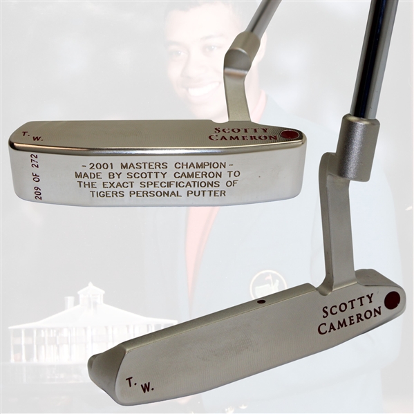 2001 Scotty Cameron Ltd Ed Tiger Woods The Masters Victory Putter ...