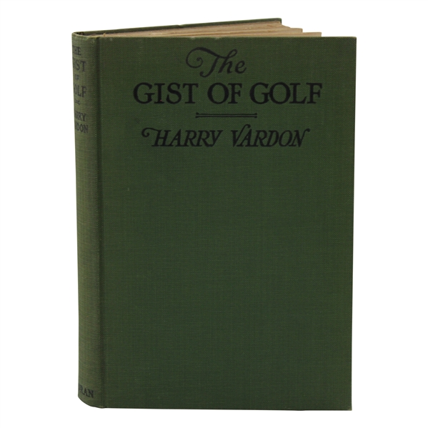 1922 'The Gist Of Golf' 1st Edition Book by Harry Vardon | Barnebys