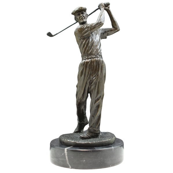 Ben Hogan Bronze/Marble Statue by Ron Tunison - Stands Over a Foot ...