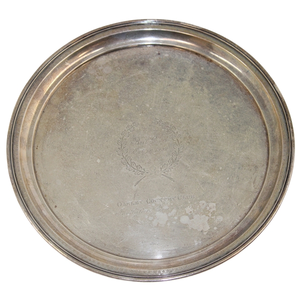 1902 Oakley Country Club Inv. Tourn. Best Gross Sterling Silver Trophy ...