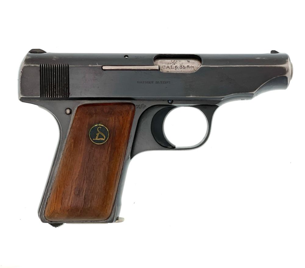 1938 DEUTSCHE WERKE ORTGIES 6.35MM SEMI-AUTO PISTOL | Barnebys