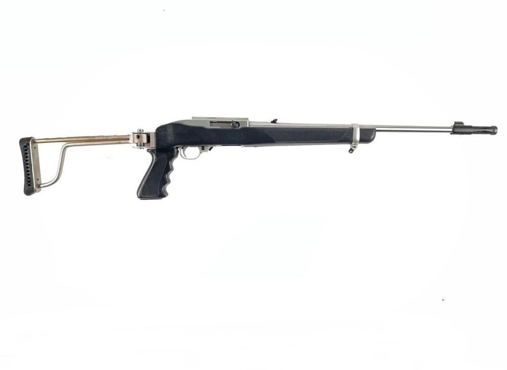RUGER 10/22 SEMI-AUTO .22LR RIFLE WITH FOLDING STOCK | Barnebys