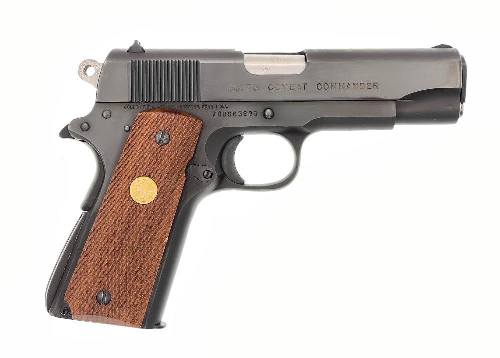 1977 COLT COMBAT COMMANDER 1911 SERIES 70 .45 ACP SEMI-AUTO PISTOL ...
