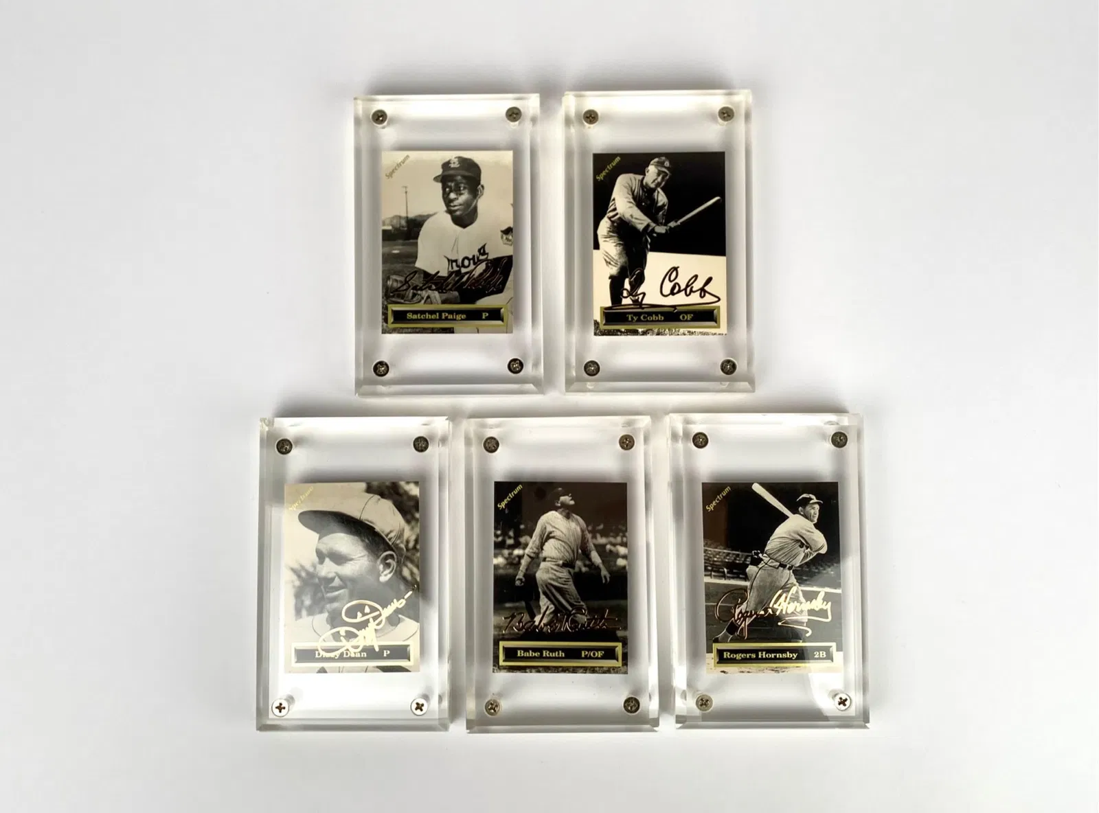 1993 Spectrum 24K Gold Signature Card Set of 5 Baseball Players | Barnebys