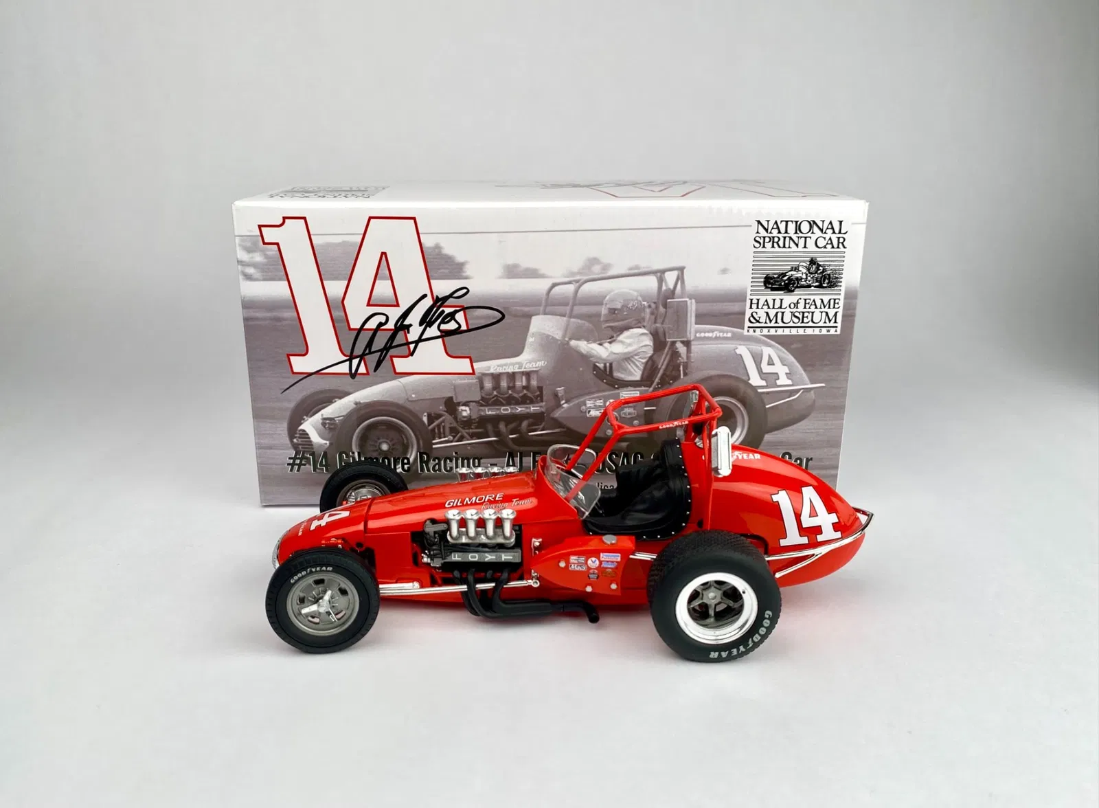 #14 Gilmore Racing AJ Foyt USAC Silver Crown Car 1:18 Scale Model ...