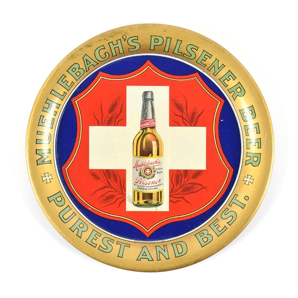 Muehlebachs Pilsener Beer Pre-Prohibition Tip Tray | Barnebys