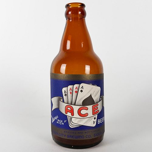 Ace Beer Steinie Bottle - Sioux City Brewing IA | Barnebys