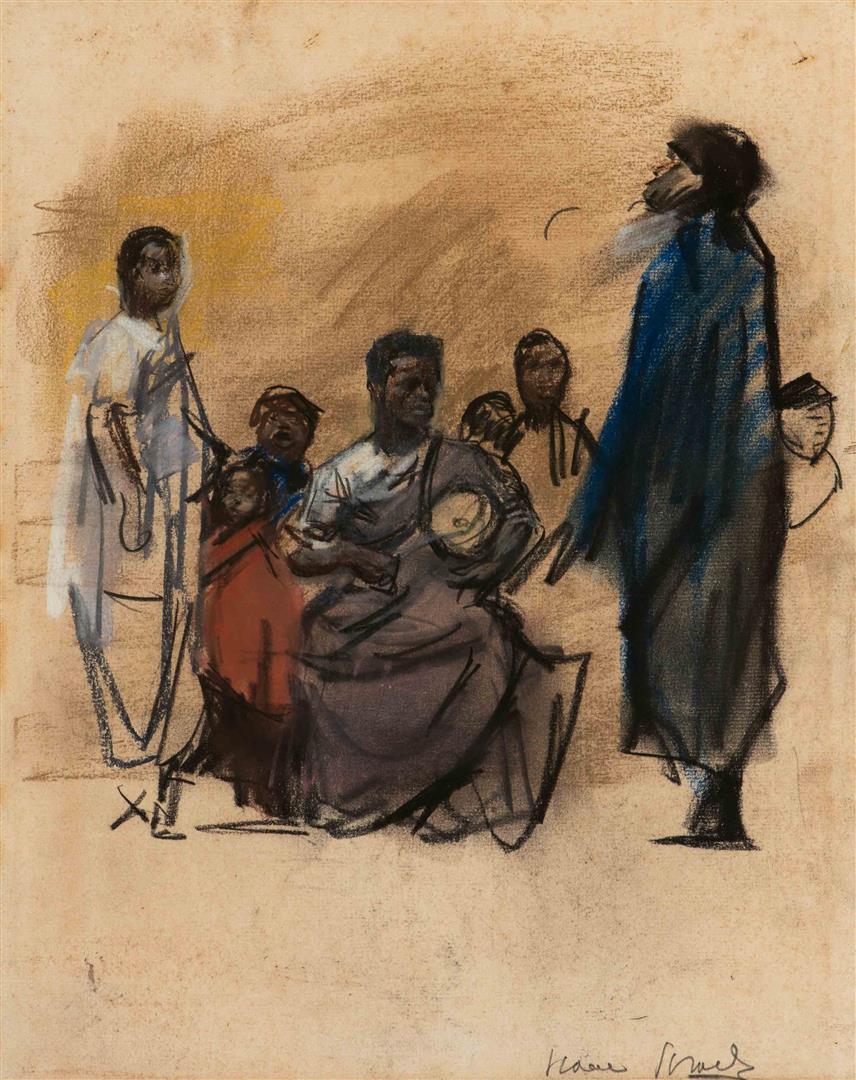 Isaac Israels (Amsterdam 1865 - The Hague 1934) Ashanti (c | Barnebys
