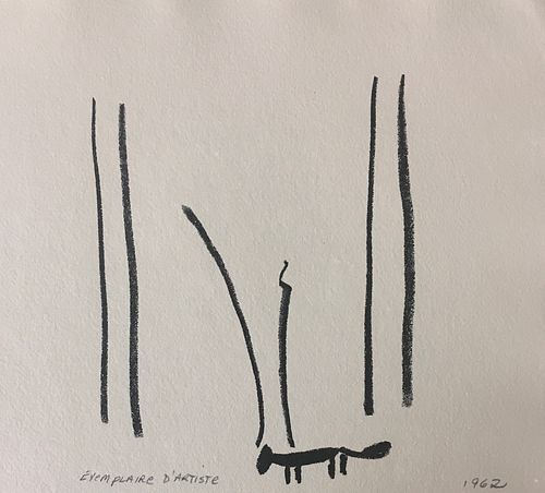 Pablo Picasso - Untitled XIX from "Cocteau, Jean; Picasso de 1916 a 1961" | Barnebys