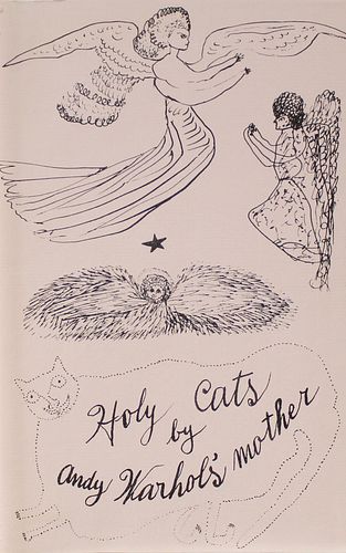 Andy Warhol - Holy Cats Cover by Andy Warhol's Mother | Barnebys