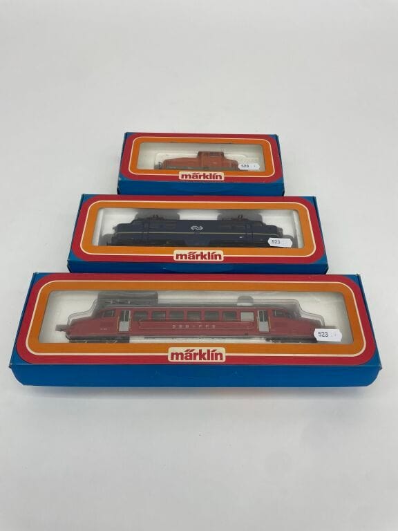 MARKLIN "HO": Orange TCOJ diesel locomotive, ref. 3144 (bo). - NS ...