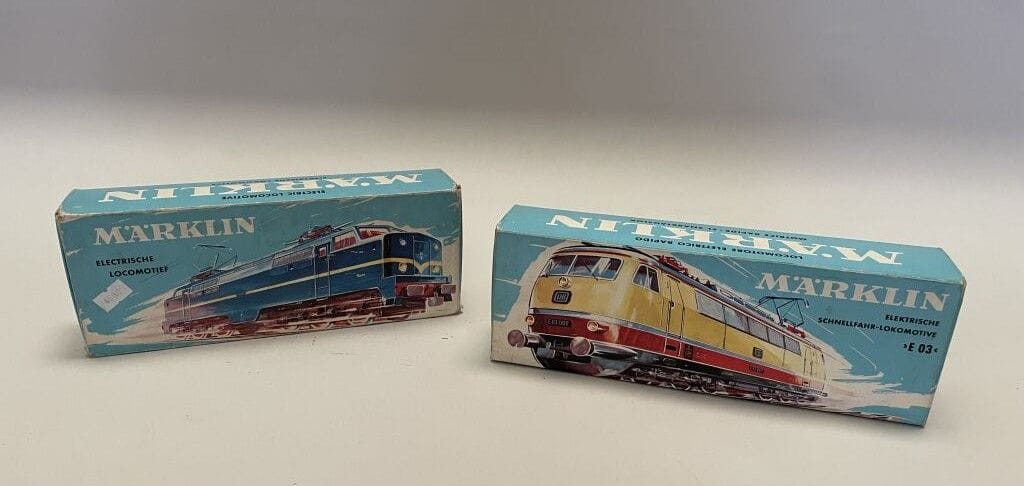 MARKLIN "HO": Type CC - 1219 blue NS locomotive, item no. 3025 (bo ...