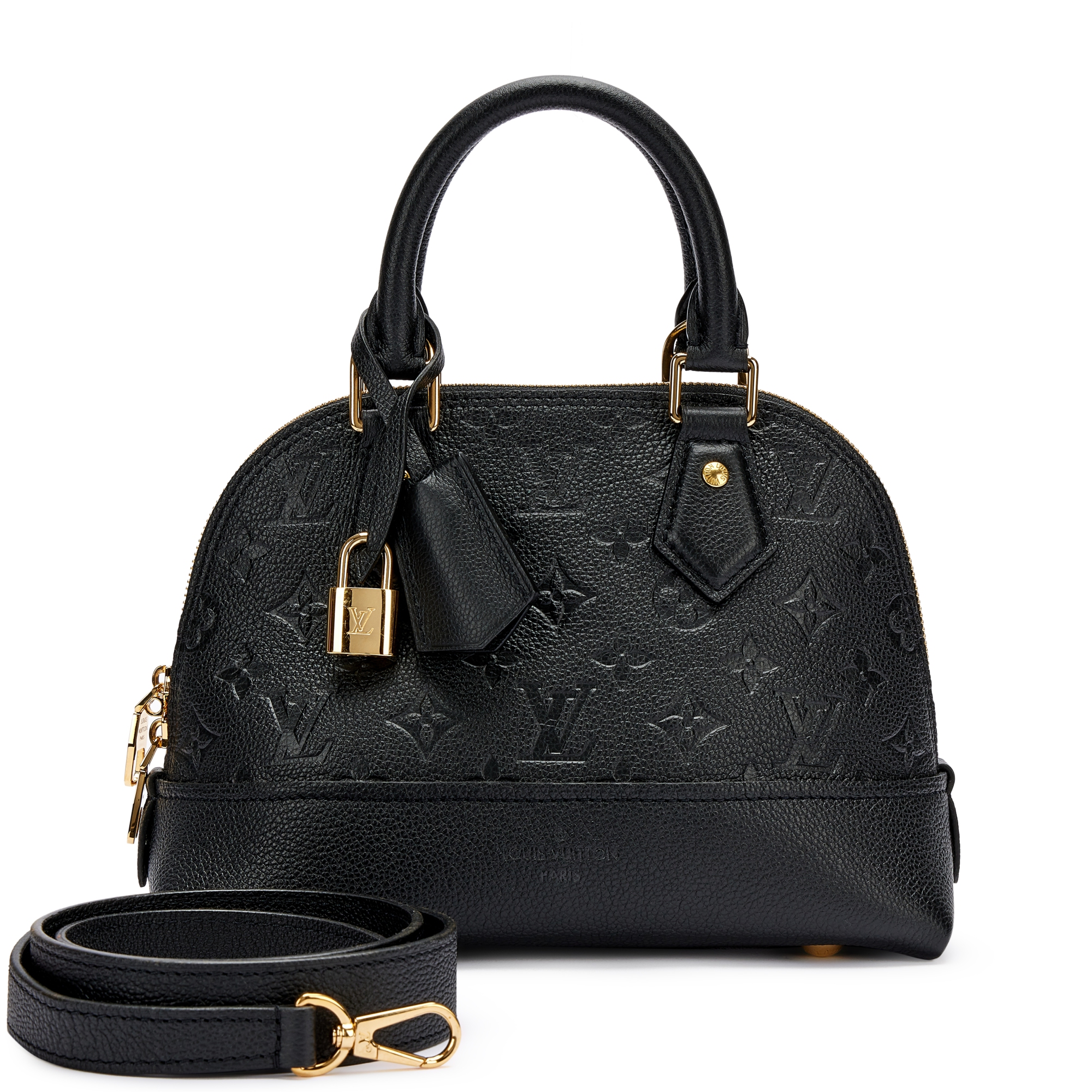 Black Monogram Empreinte Alma BB Gold Hardware | Barnebys