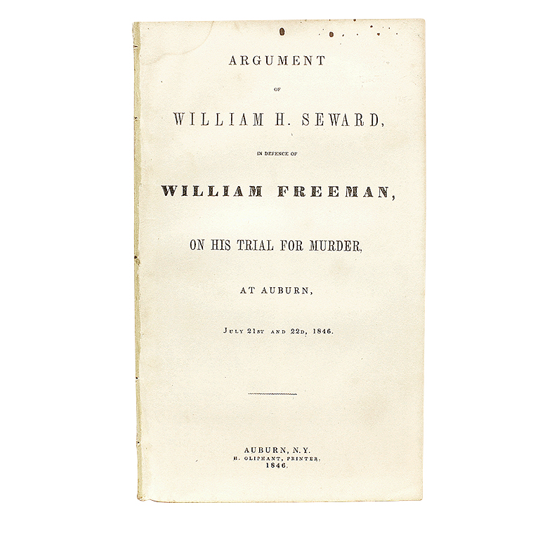 Argument of William Seaward in Defence of William Freeman, on His ...