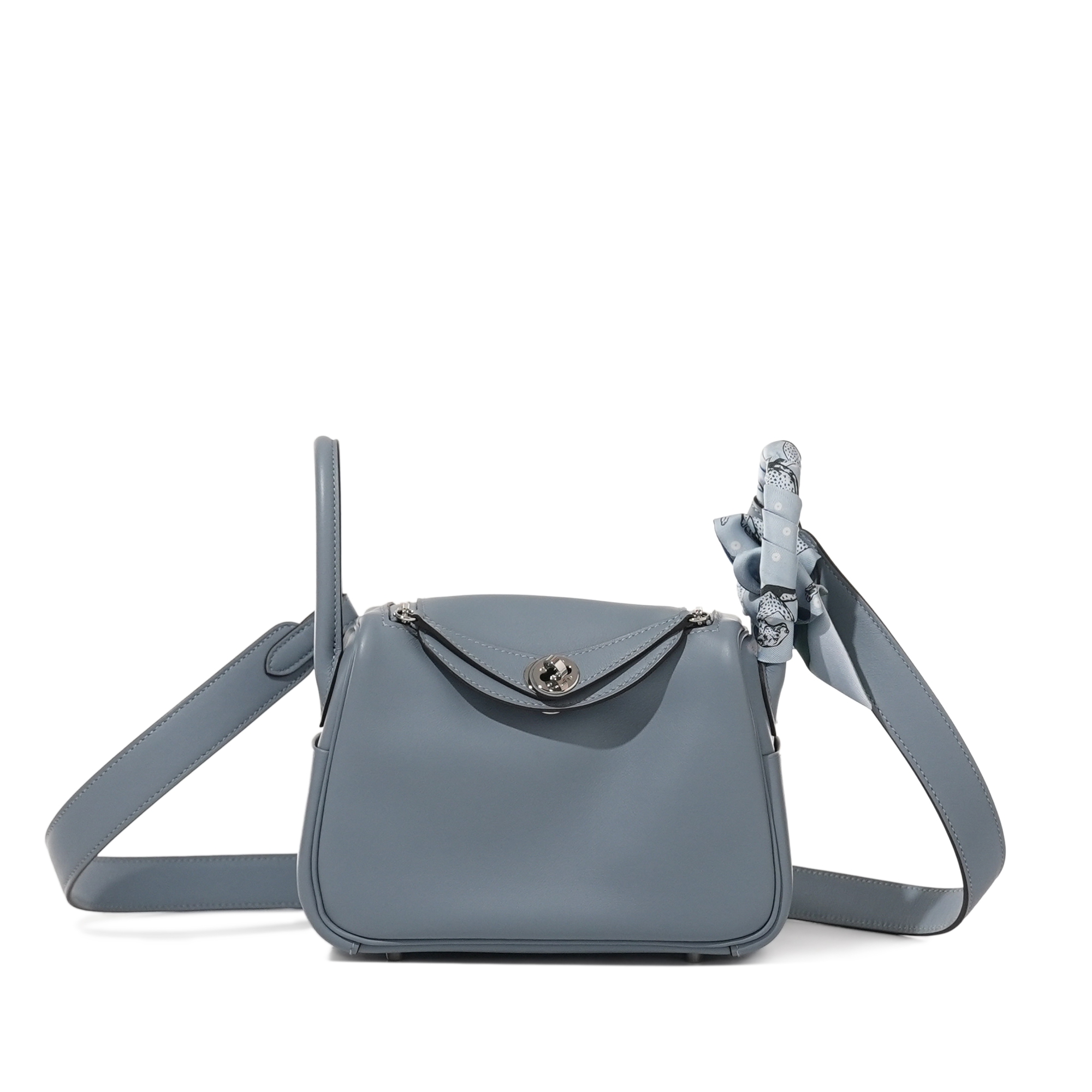 Bleu Lin Swift Mini Lindy II Palladium Hardware, 2024 and Twilly | Barnebys