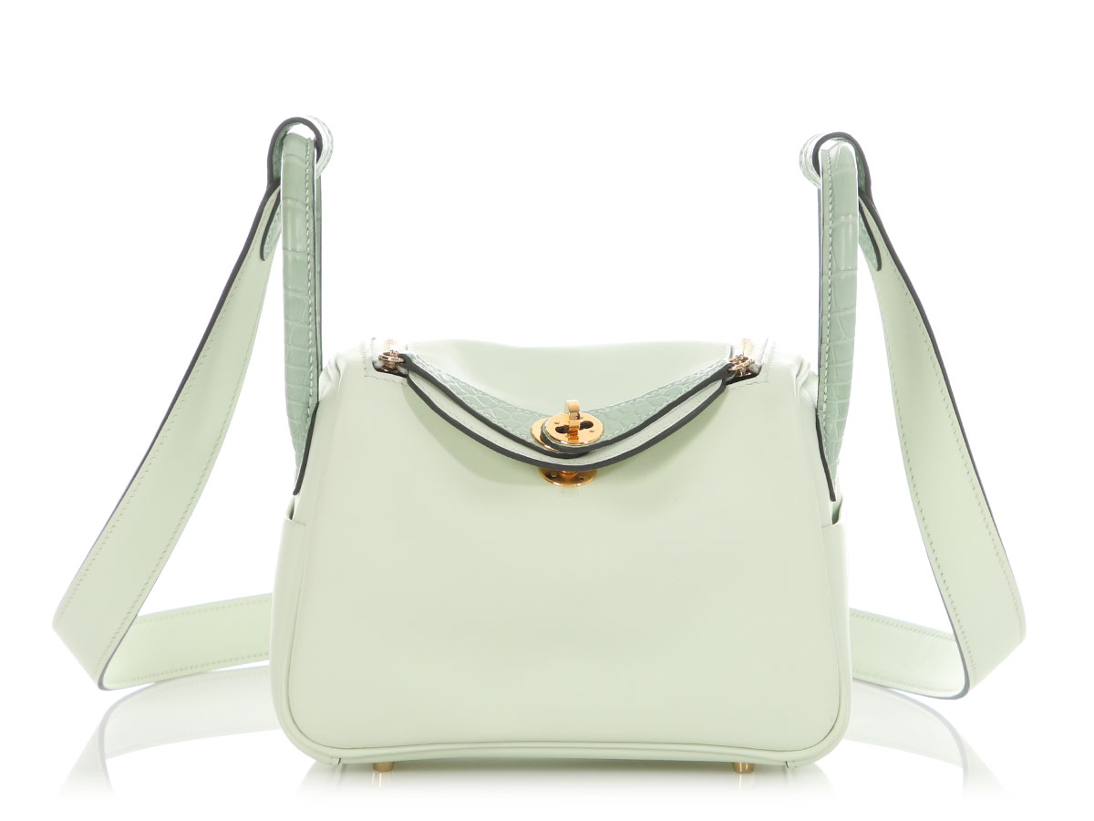 Vert Fizz Swift and Alligator Mini Lindy 20 Touch Gold Hardware, 2023 ...