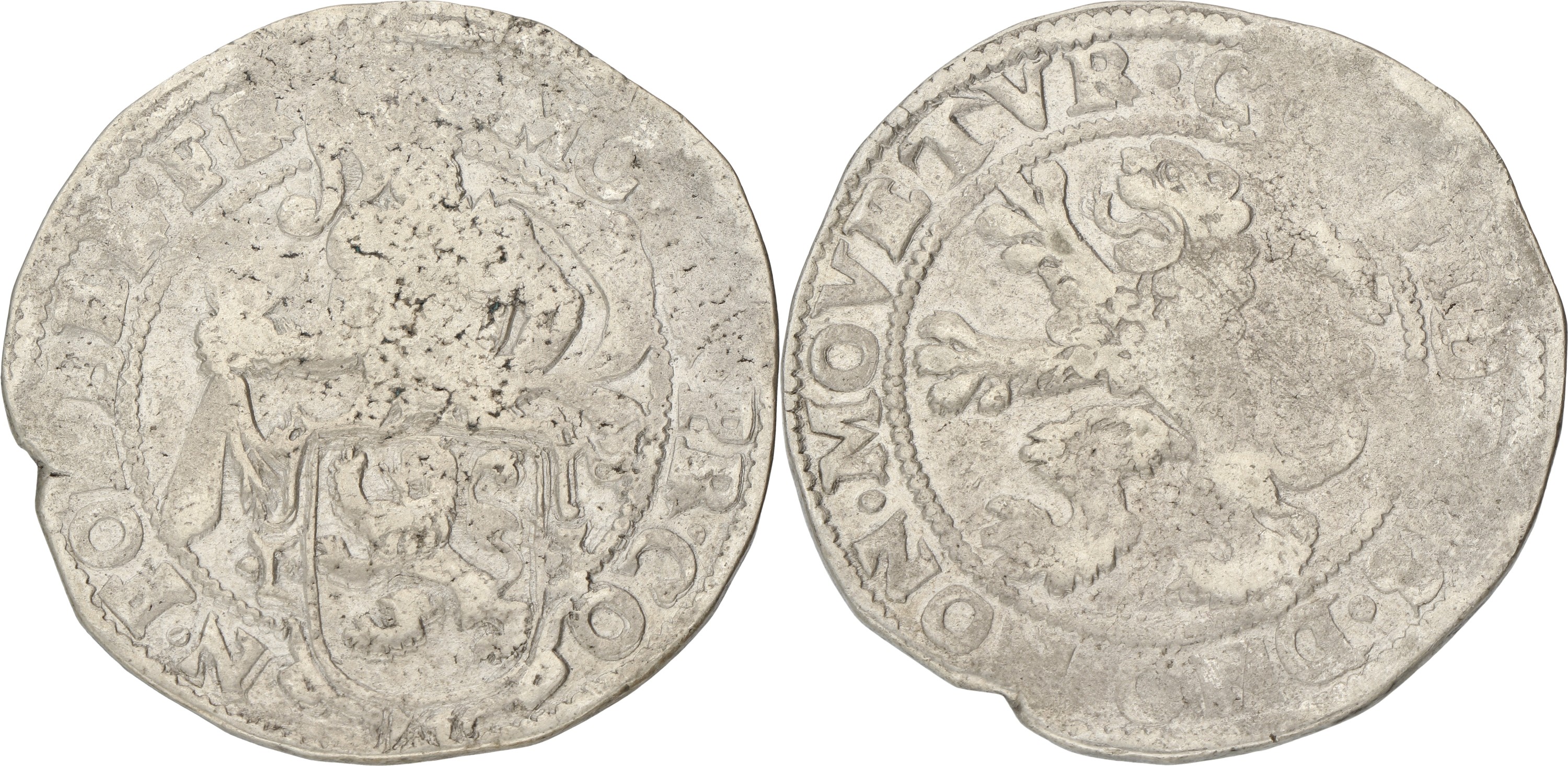 #46 | Leeuwendaalder op generaliteitsmuntvoet. Friesland. ND (1607 - 1612). F. | Barnebys