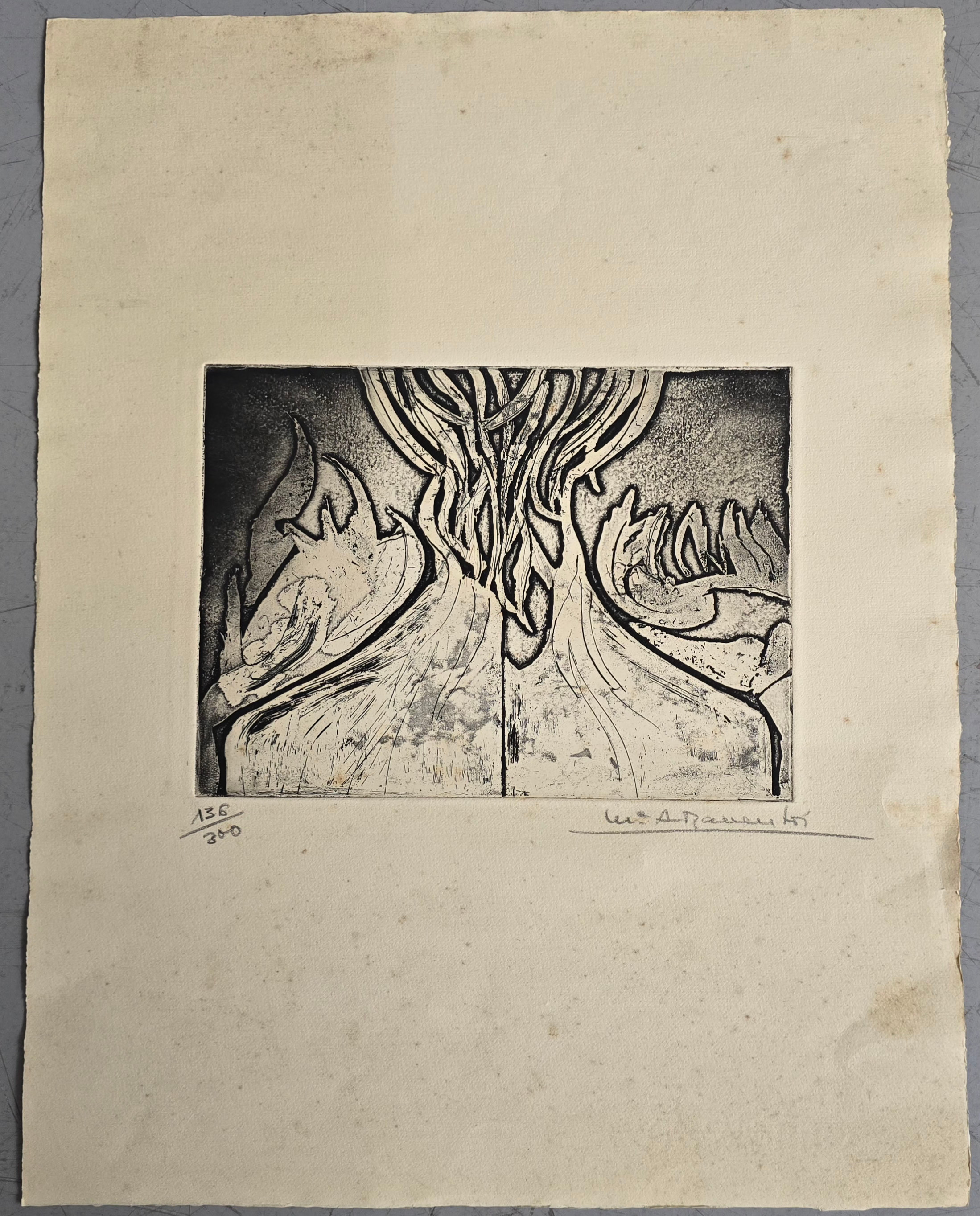 MARIA ASSUMPCIÓ RAVENTOS. LITOGRAFIA. FIRMADA Y JUSTIFICADA A LÁPIZ ...