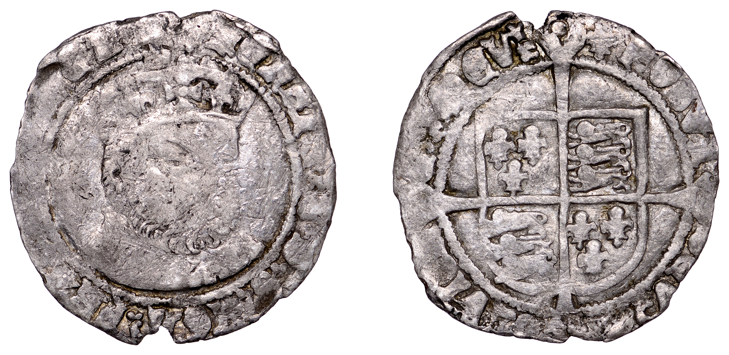 Henry VIII (1509-1547), Third Coinage, Groat, Tower, mm. lis, bust ...
