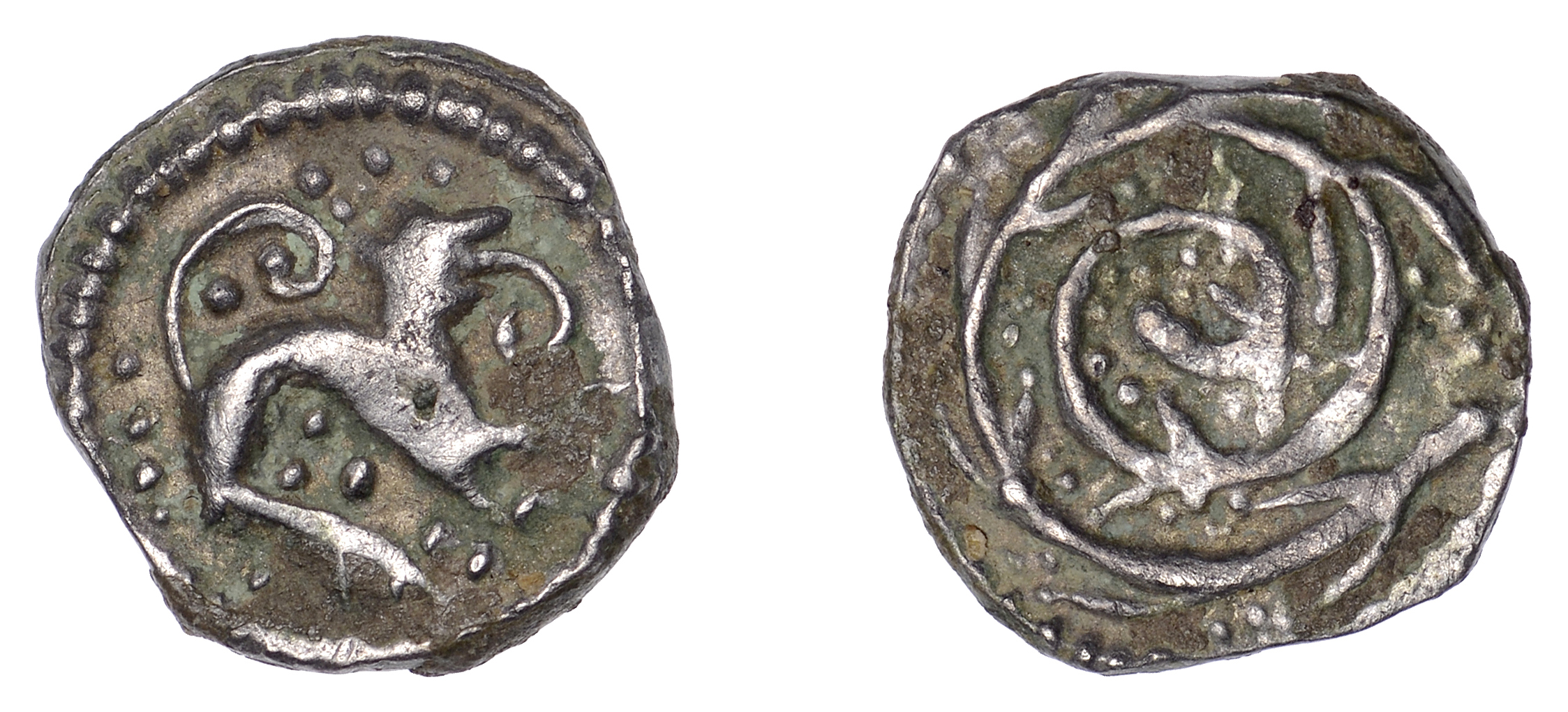 Early Anglo-Saxon Period, Secondary series M, type 45, beast right ...