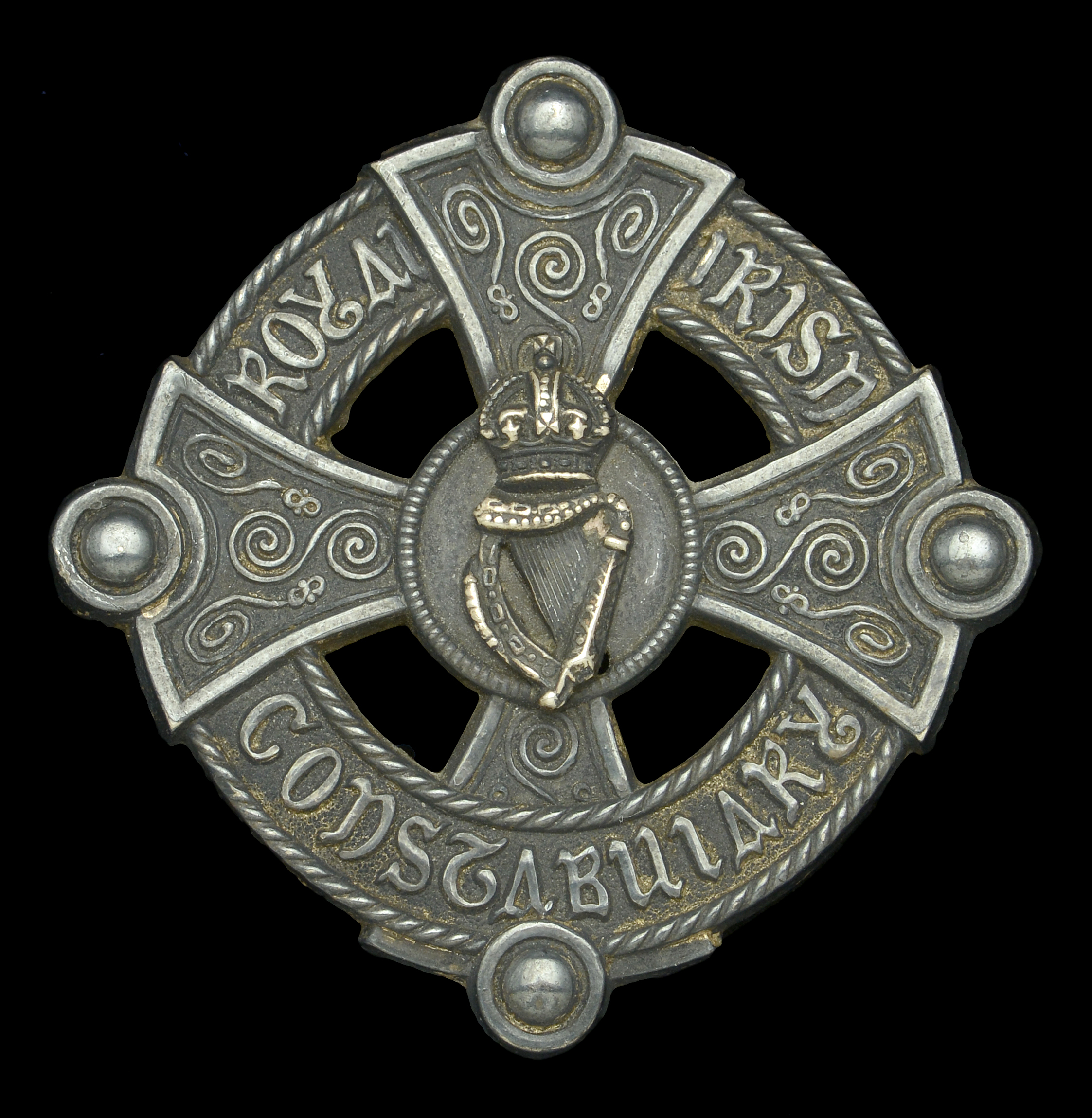 Royal Irish Constabulary Officer’s Pouch Badge. An extremely good ...